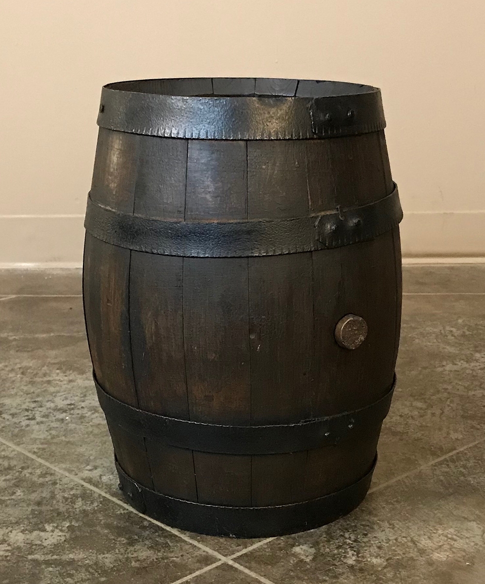 19th Century Wine Barrel ca. 1860 - Inessa Stewart's Antiques