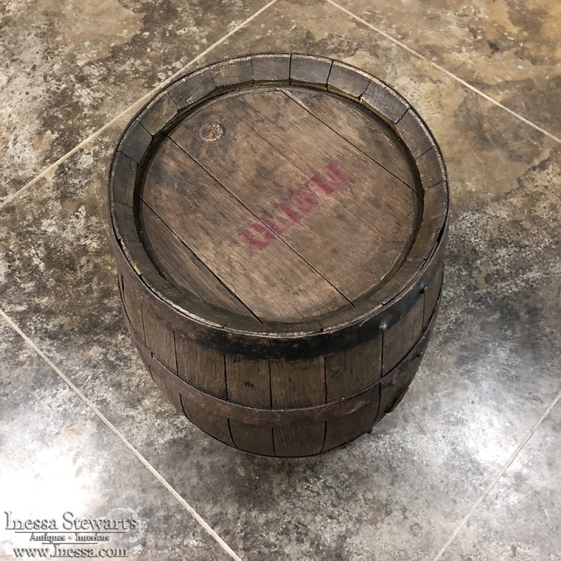 Antique Wine Barrel - Inessa Stewart's Antiques