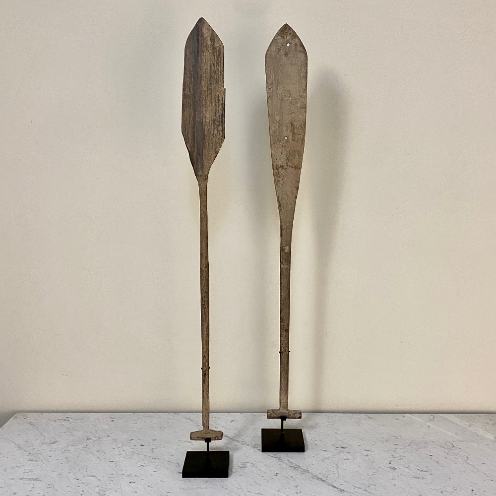Vintage Oars And Paddles