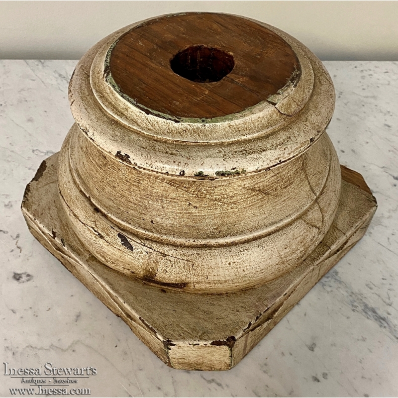 19th Century Column Pediment