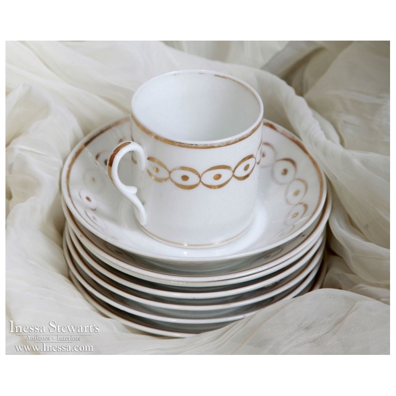 Antique Old Paris Porcelain Coffee Service Set