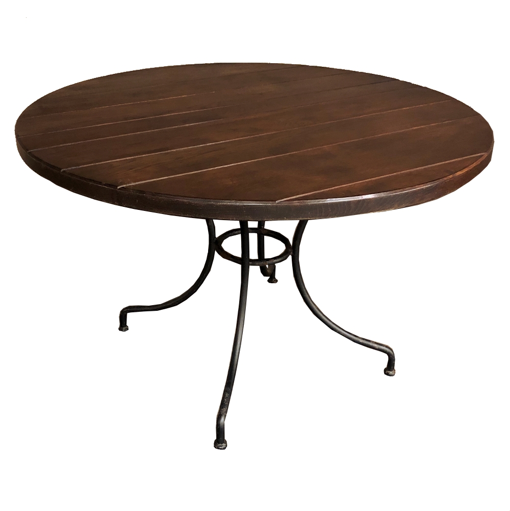 Mid-Century Round Dining Table ~ Game Table