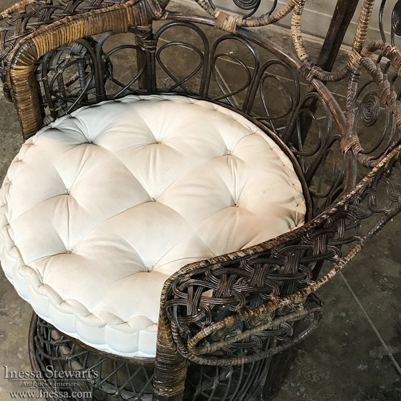 Antique Wicker Chair circa 1920