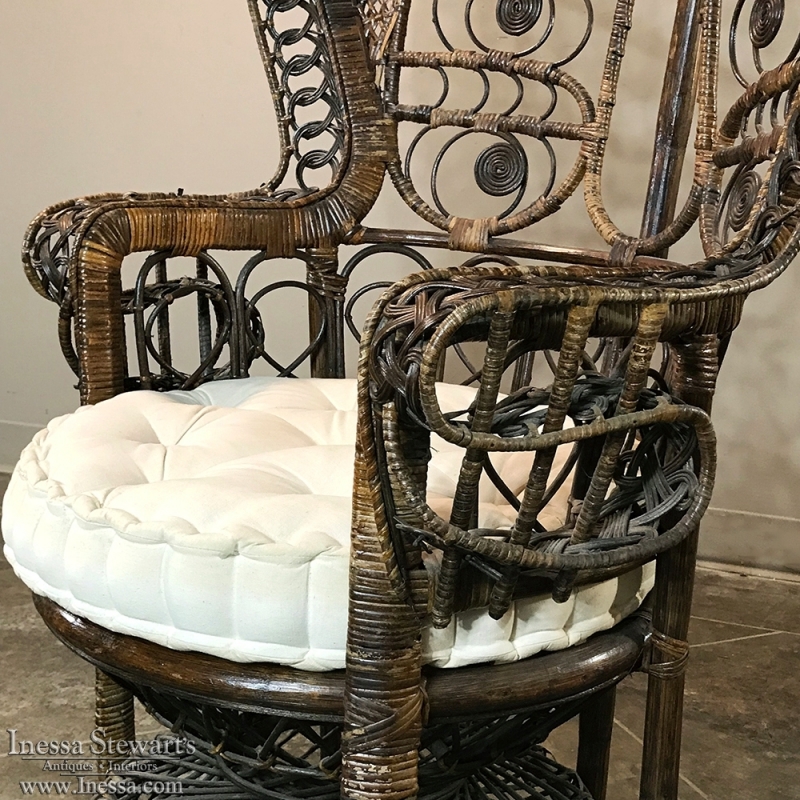 Antique Wicker Chair circa 1920