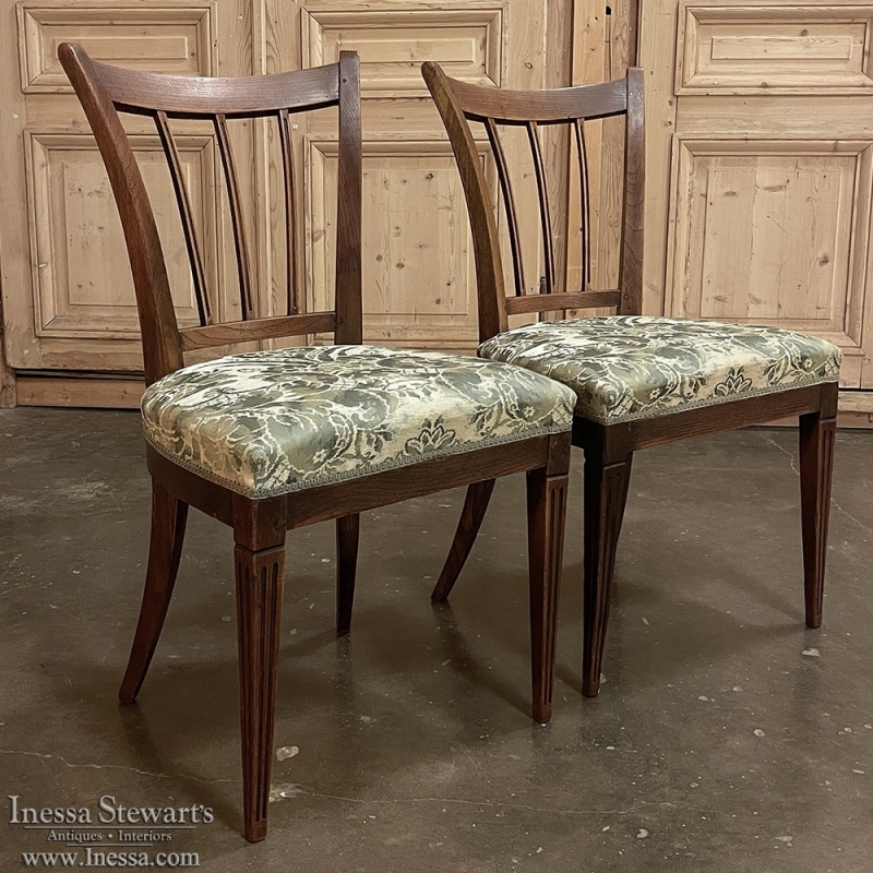 Set of Six 19th Century Swedish Dining Chairs