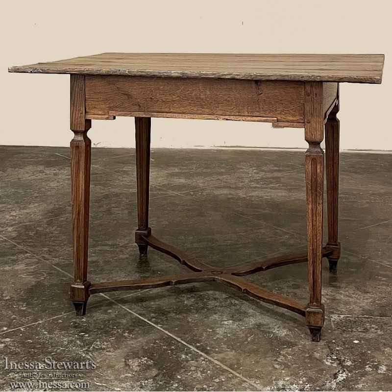 18th Century French Louis XVI Period Rustic Side Table