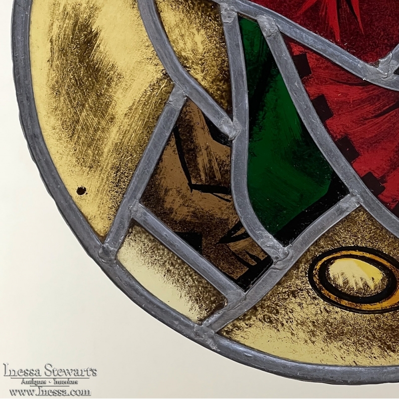 Decorative Stained Glass Medallion