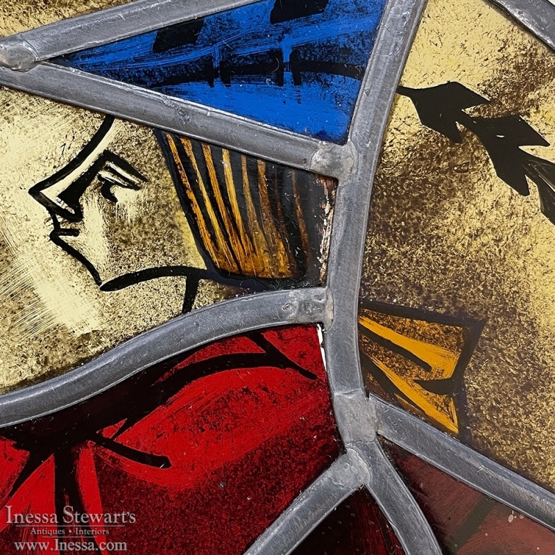 Decorative Stained Glass Medallion