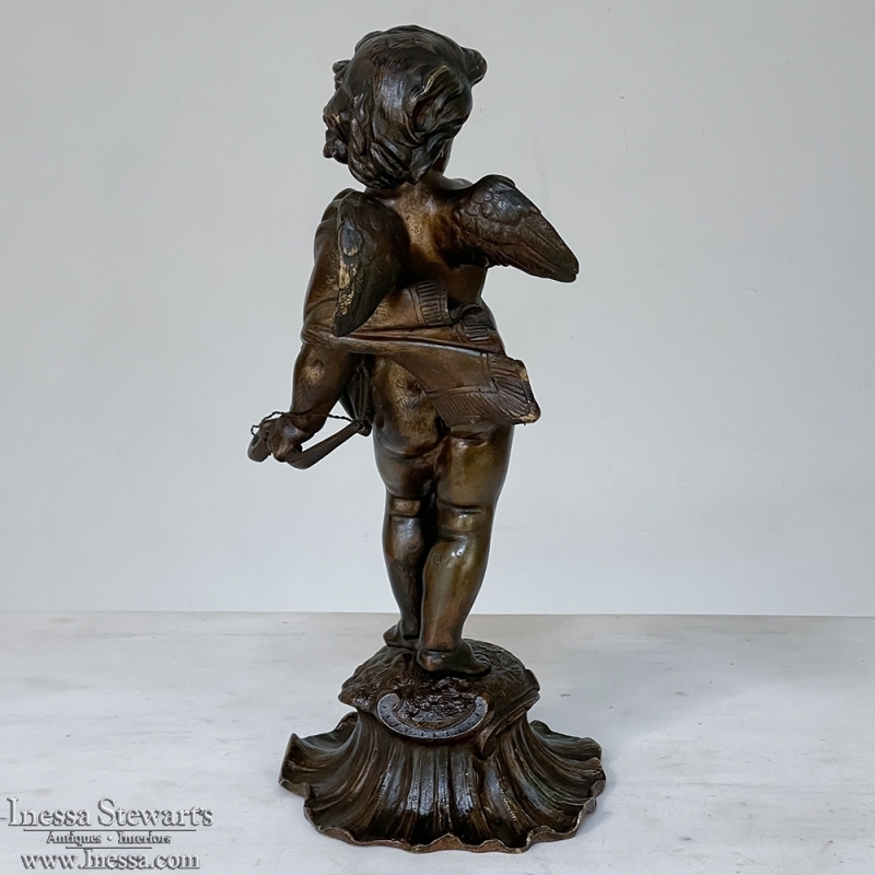 19th Century French Bronze Statue of Cupid