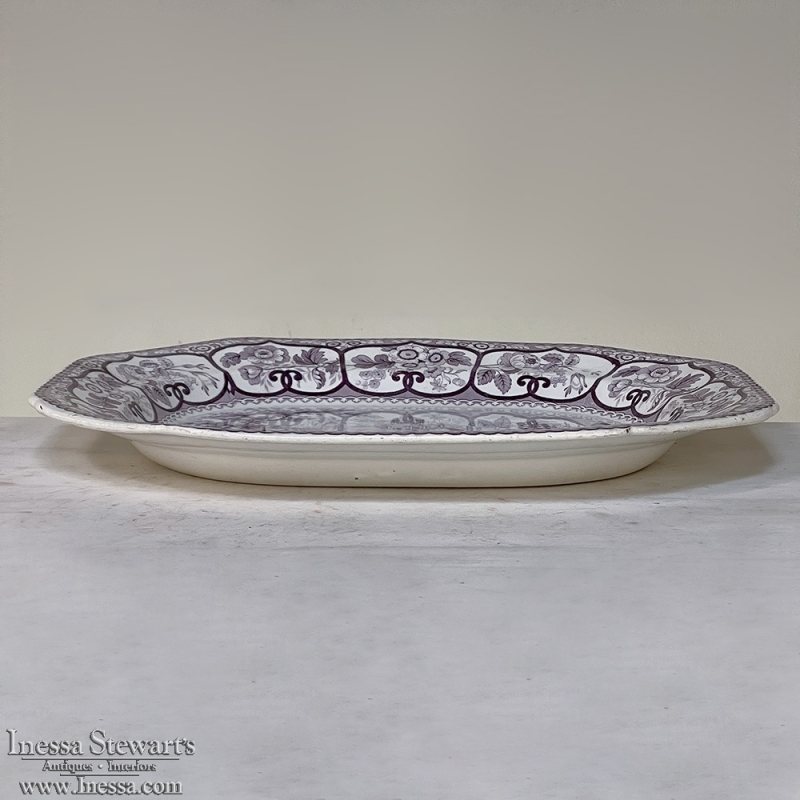 19th Century Scottish Transferware Platter
