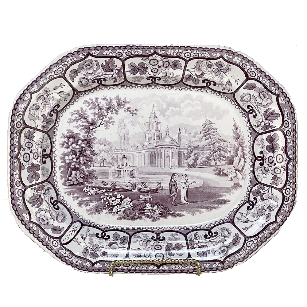19th Century Scottish Transferware Platter
