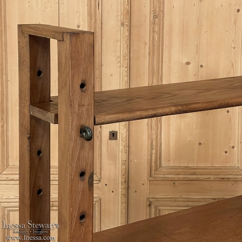 Mid-Century Rustic Open Bookshelf ~ Bookcase