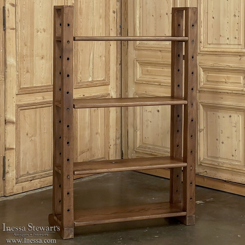 Mid-Century Rustic Open Bookshelf ~ Bookcase