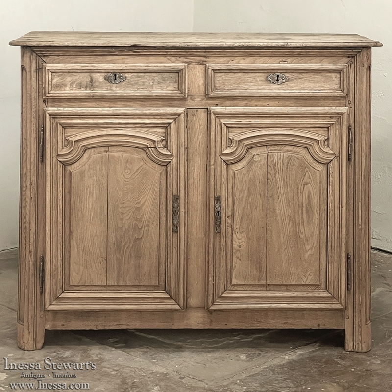 18th Century Country French Buffet in Stripped Oak