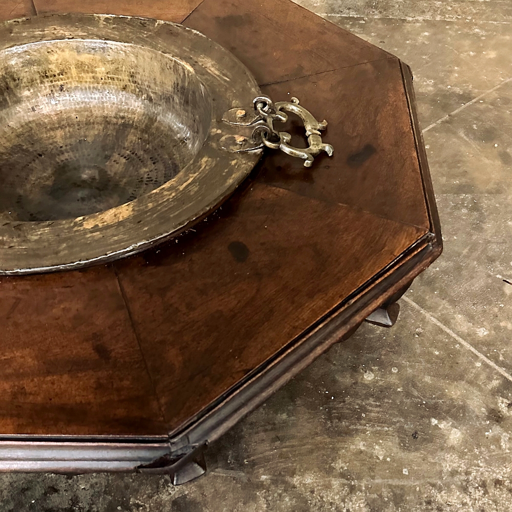 19th Century Octagonal Dutch Brazier ~ Outdoor Cooker