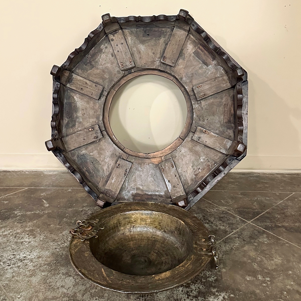 19th Century Octagonal Dutch Brazier ~ Outdoor Cooker