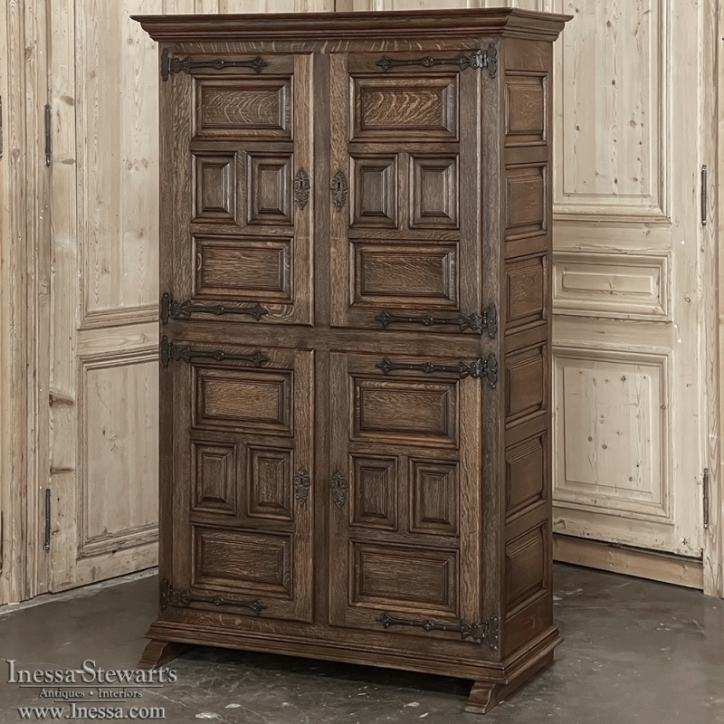 Antique Rustic Spanish Style Dutch Cupboard ~ Cabinet