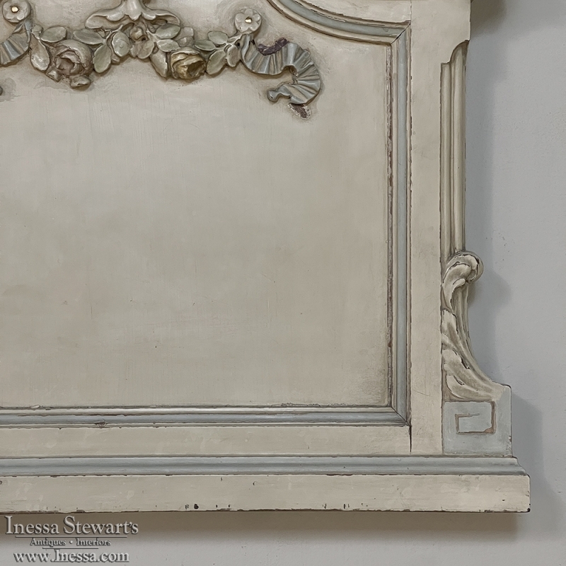 Pair 19th Century Carved & Painted Wall Panels