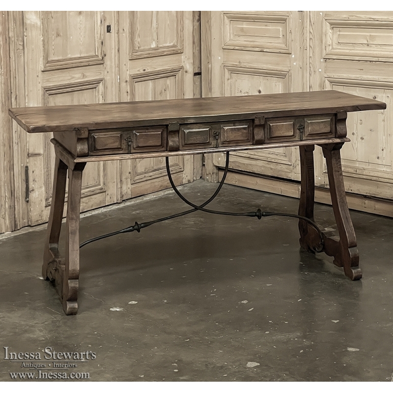19th Century Rustic Spanish Colonial Console ~ Sofa Table