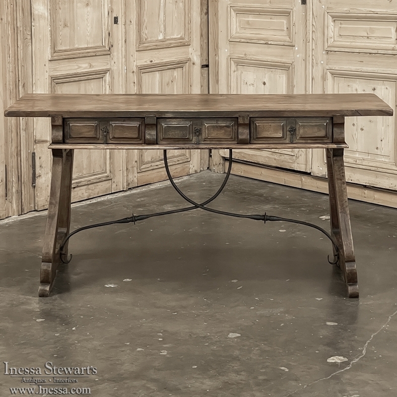 19th Century Rustic Spanish Colonial Console ~ Sofa Table