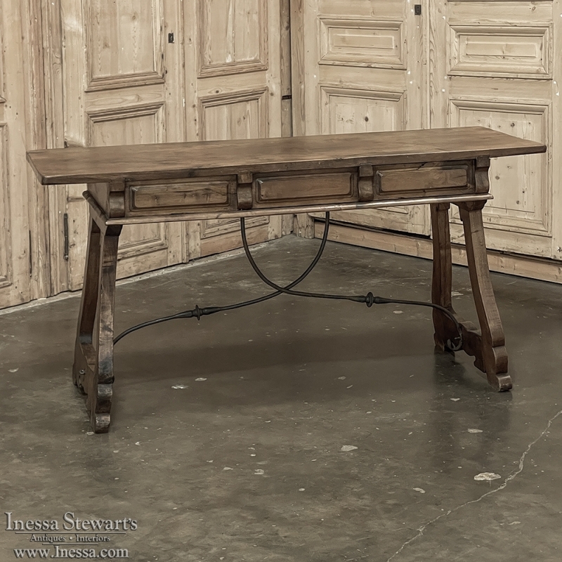 19th Century Rustic Spanish Colonial Console ~ Sofa Table