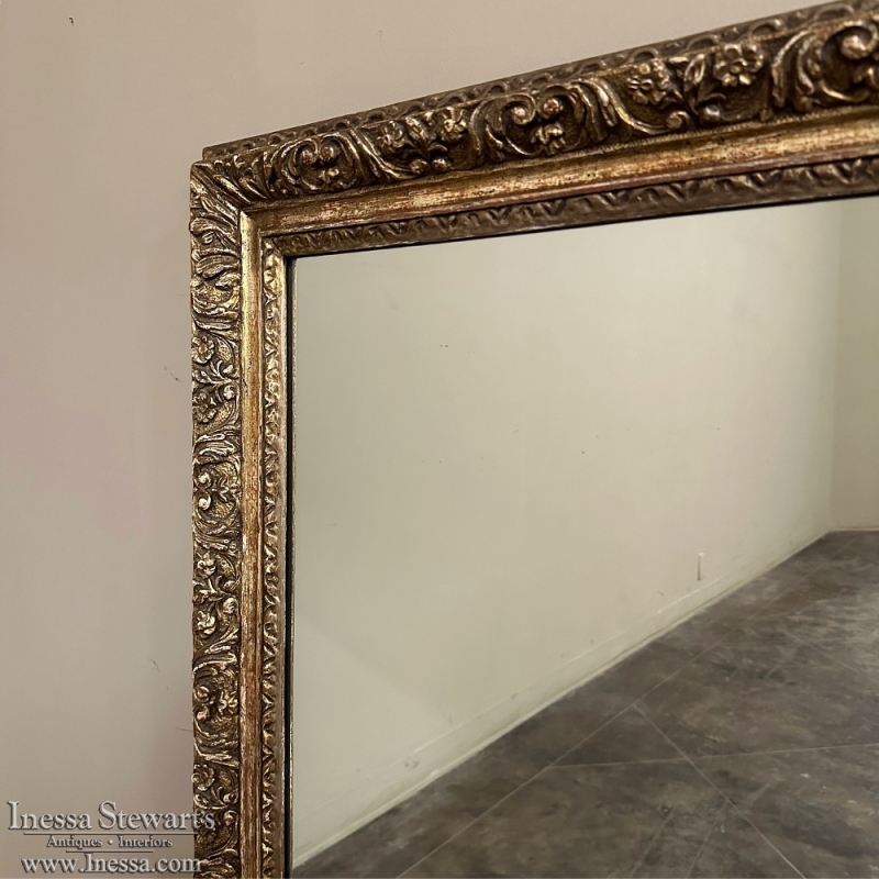 Vintage Louis XIV Gilded Mirror