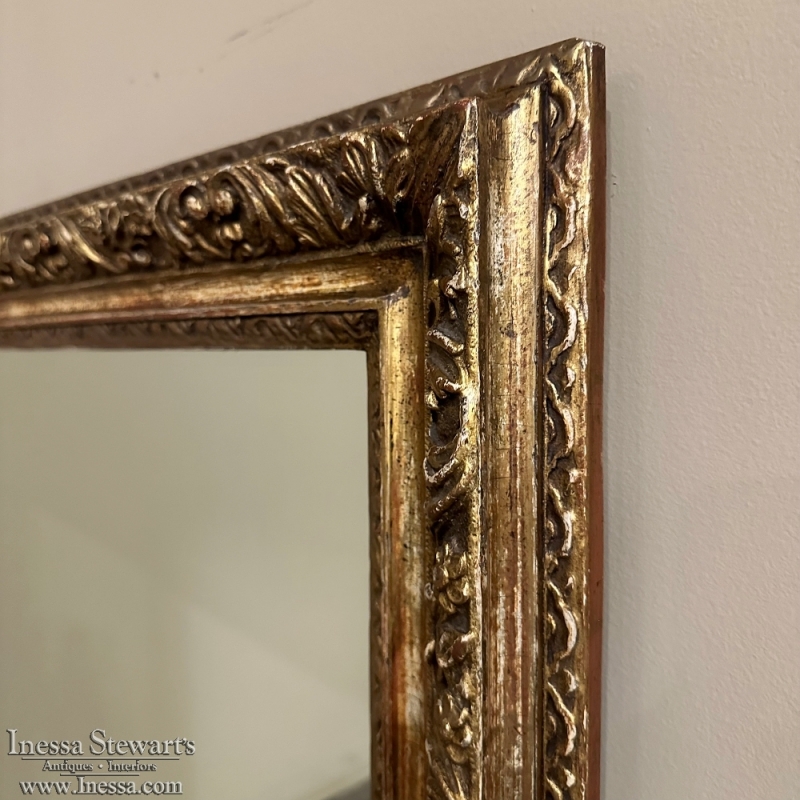 Vintage Louis XIV Gilded Mirror