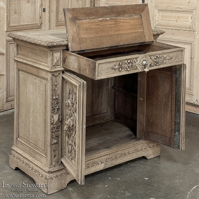 19th Century French Renaissance Buffet in Stripped Oak