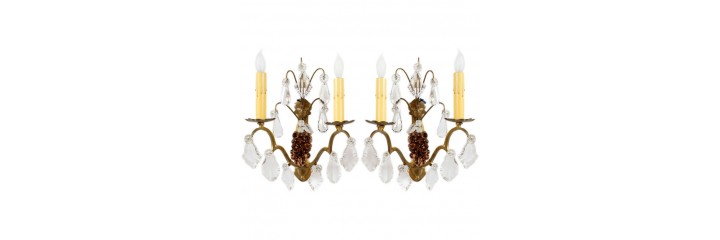 Antique Wall Sconces | Antique Lighting | Inessa Stewart's Antiques ...